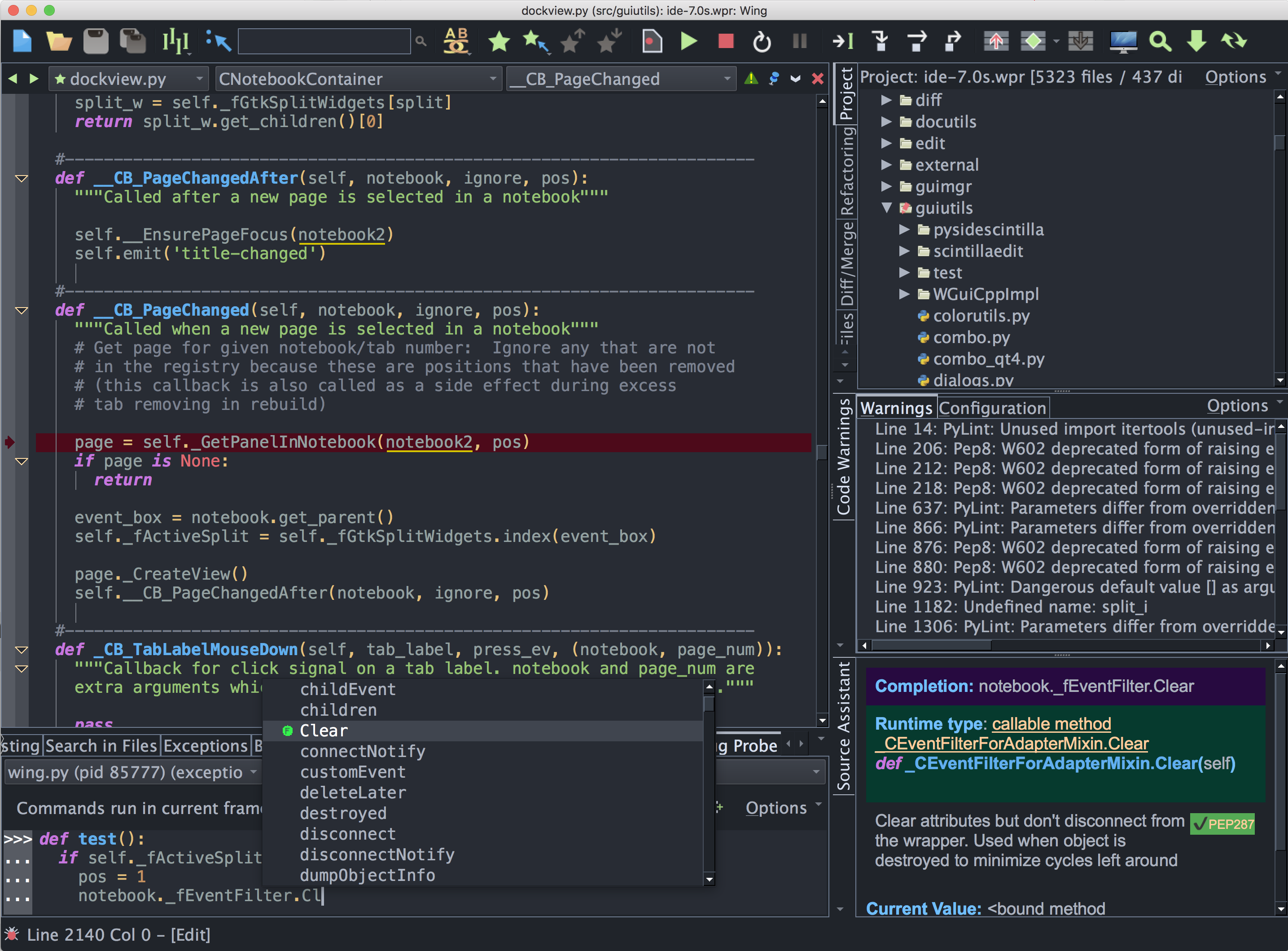 Patches For Wing 101 V 5 1 12 1 Wing Python IDE